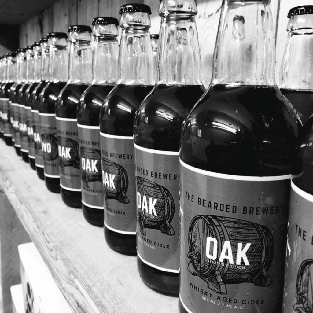 Whiskey Oak Aged Cider - The Bearded Brewery