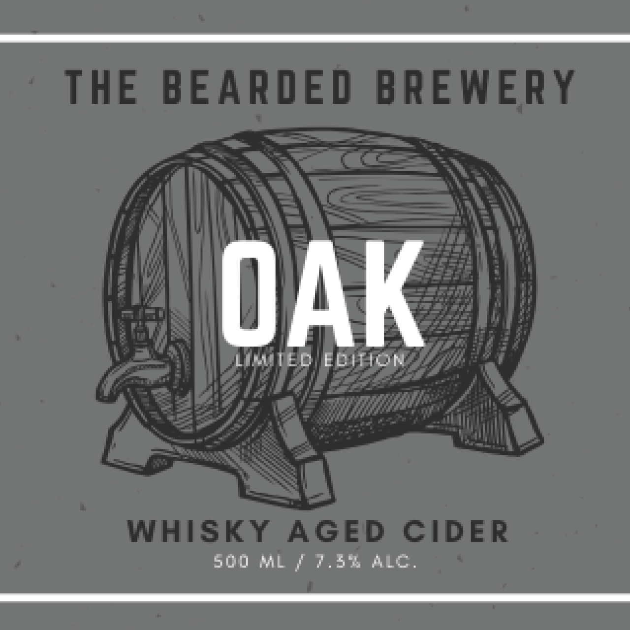 Whiskey Oak Aged Cider - The Bearded Brewery